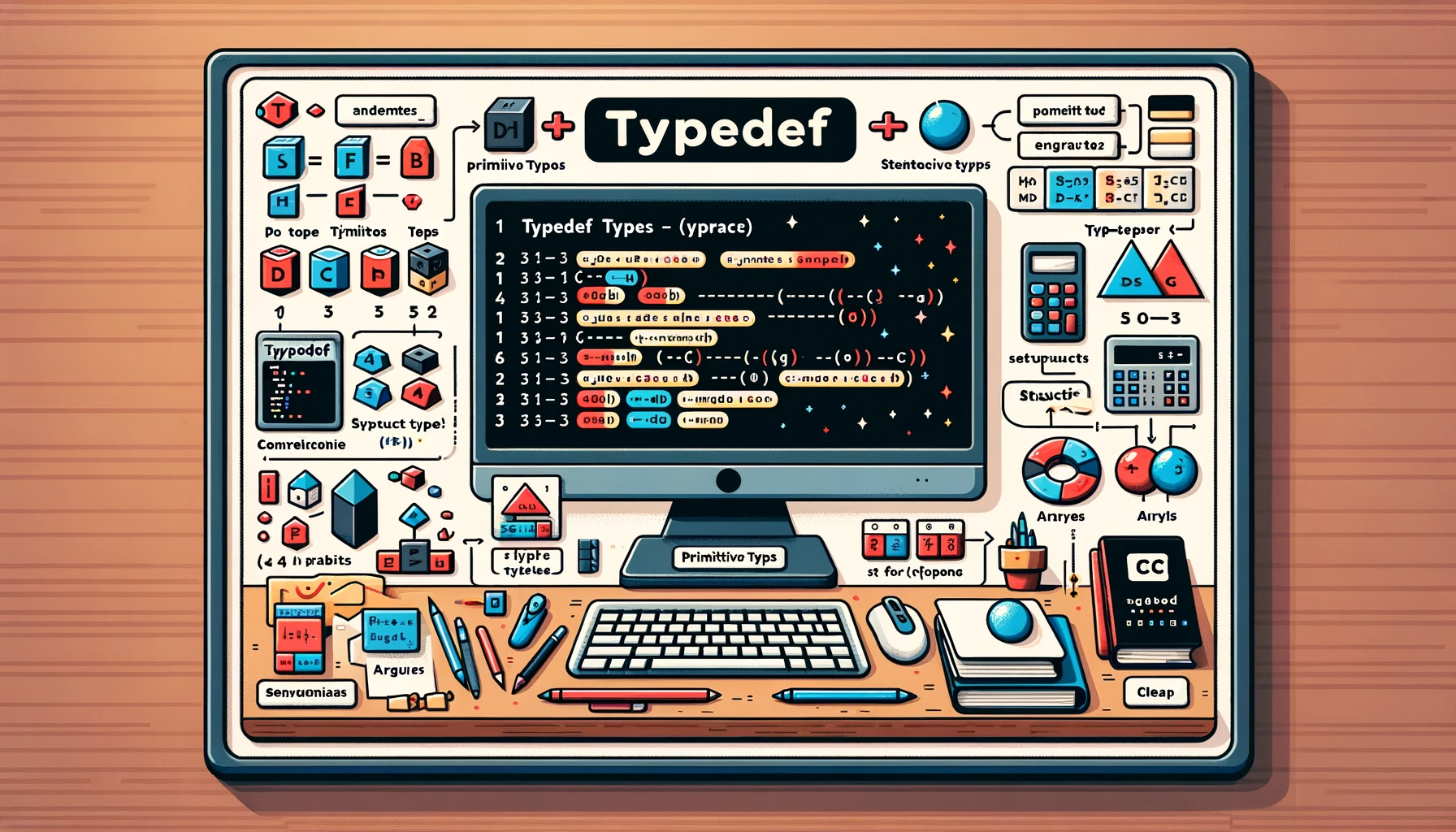 【C言語】第6章第5回:typedefを使った型定義 - あーむんと始めるプログラミング! 【C言語】第6章第5回:typedefを使った型定義 - あーむんと始めるプログラミング!