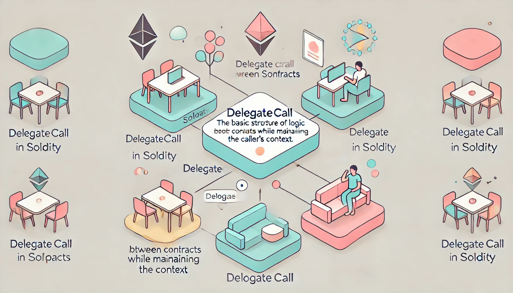 【Solidity】第5章第7回：delegatecallの使い方と注意点 - あーむんと始めるプログラミング！