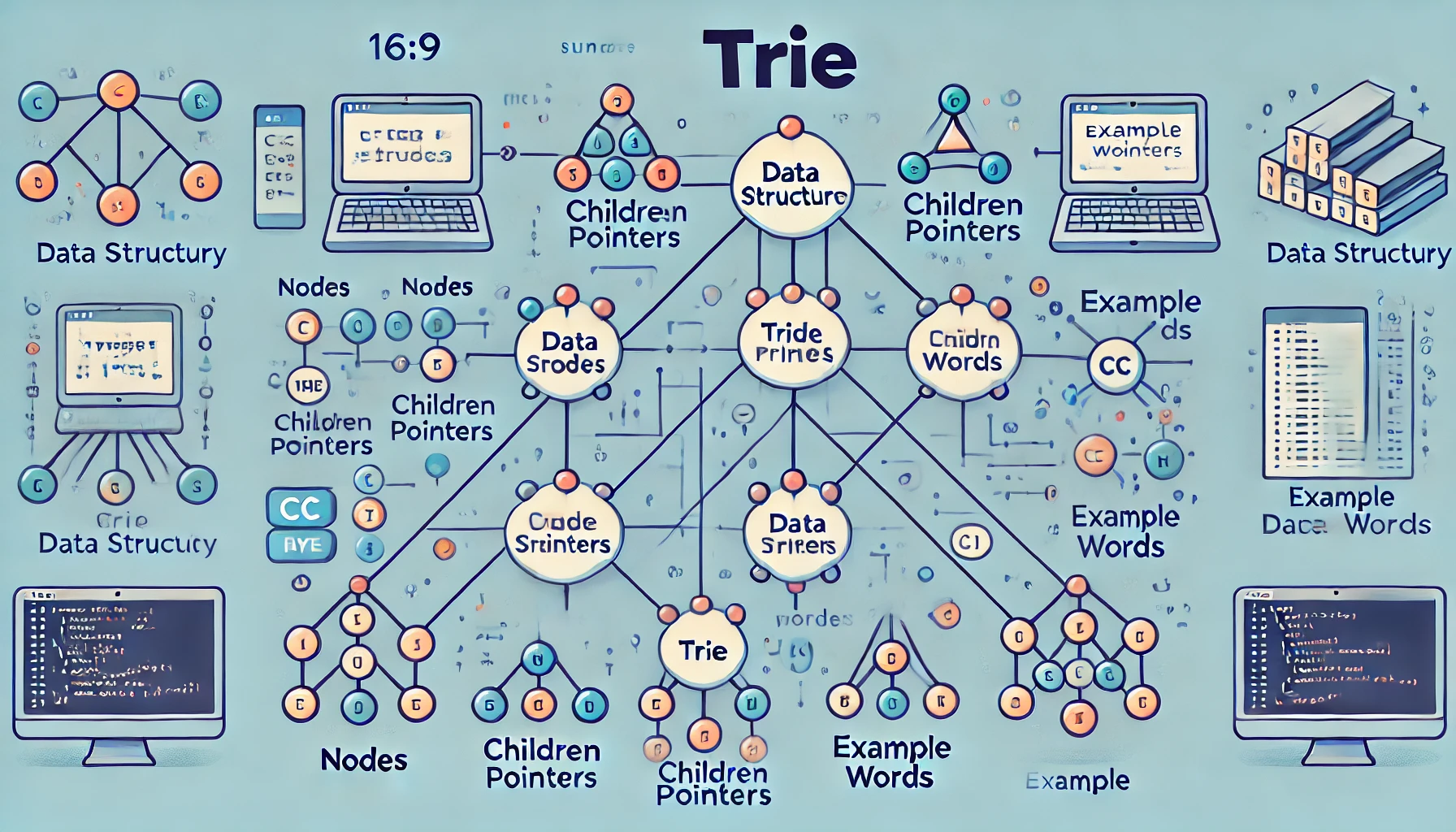 【C言語】第8章第14回：トライ（Trie）構造の基礎 - あーむんと始めるプログラミング！