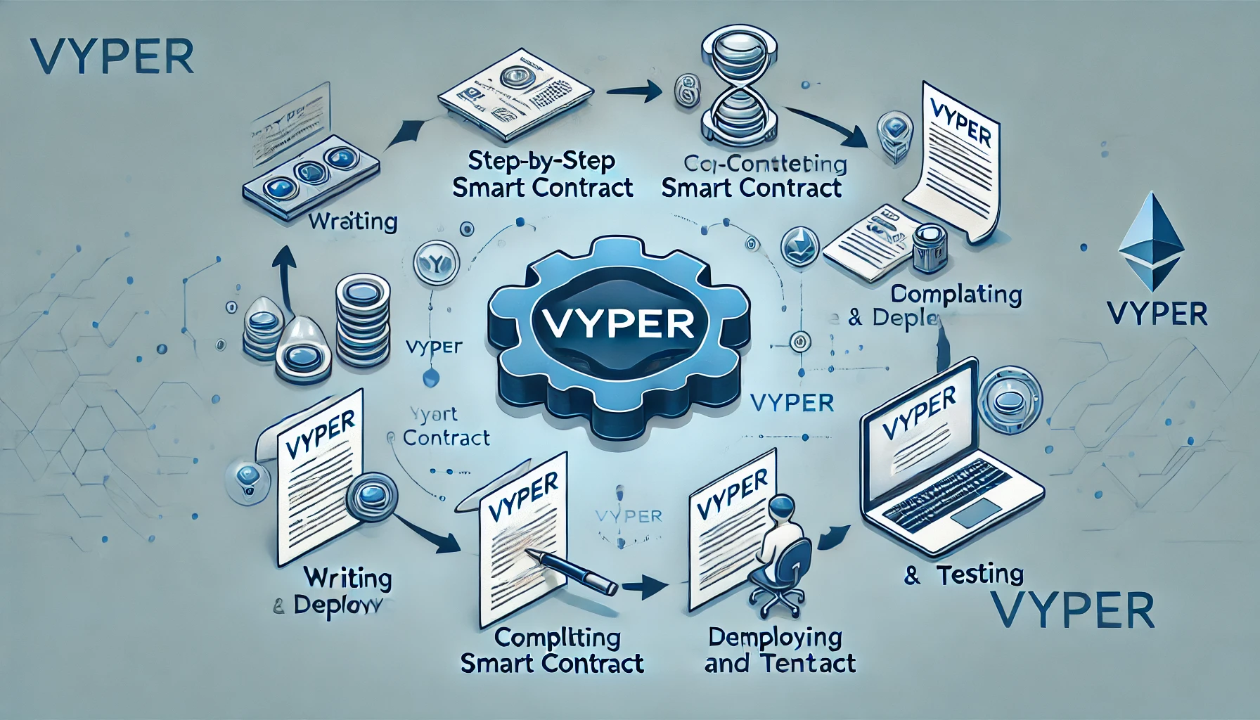 【Vyper】第4章第5回：Vyperでのデプロイとテスト：実践的な手順 - あーむんと始めるプログラミング！