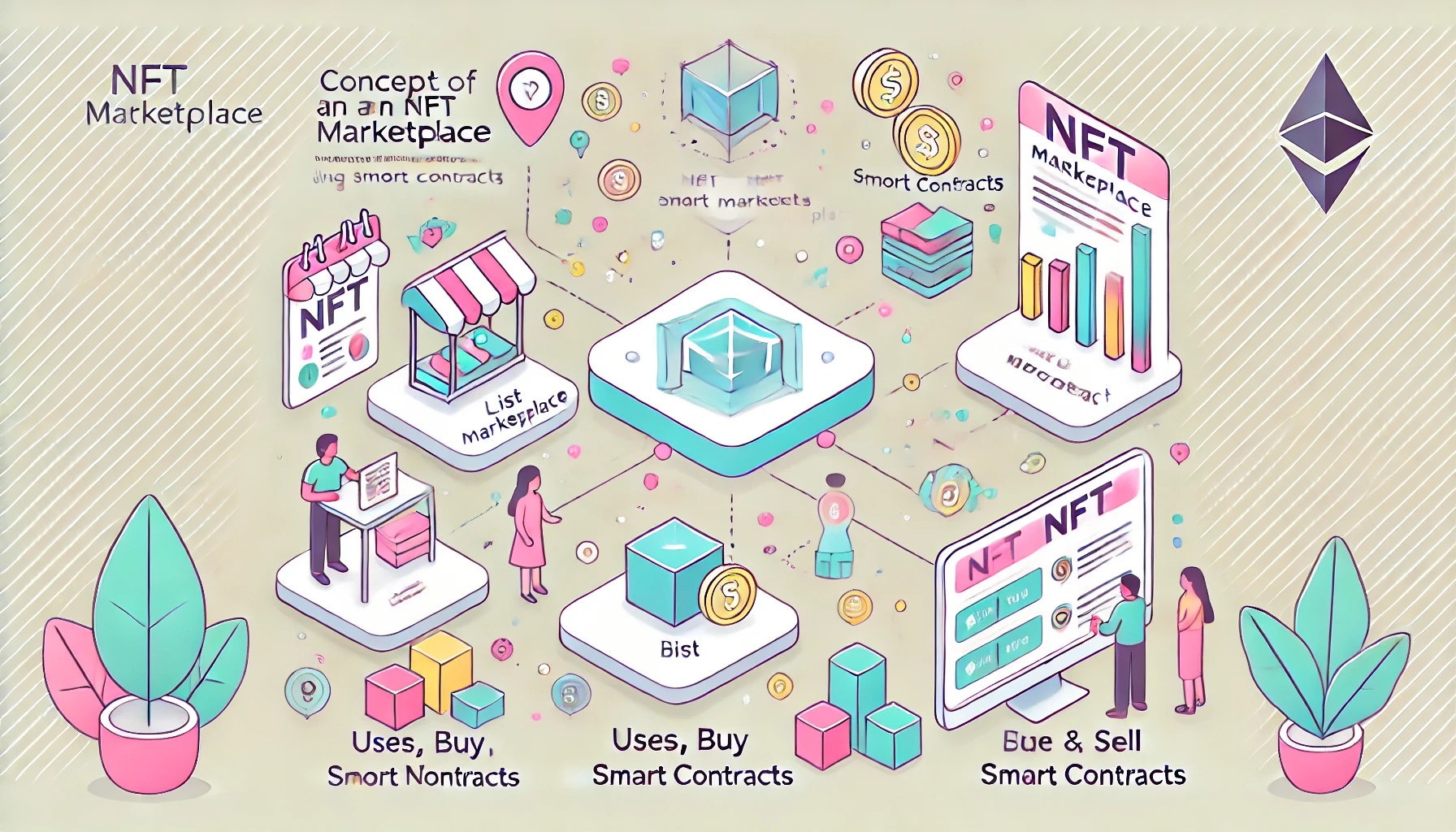 【Solidity】第9章第6回：NFTマーケットプレイスの構築 - あーむんと始めるプログラミング！